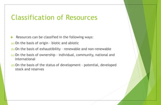 Resource and development | CLASS 10 | NCERT | CBSE | PPTX