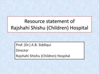 Resource statement of_rsh | PPTX