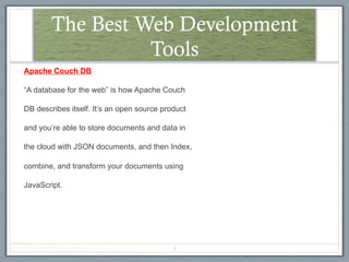 Resources and Tools For Website Development | PPT
