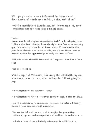 Resources To prepare for this assignment review the following the.docx