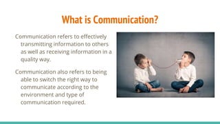 Resources to promote communication skills | PPTX | Business | Business ...
