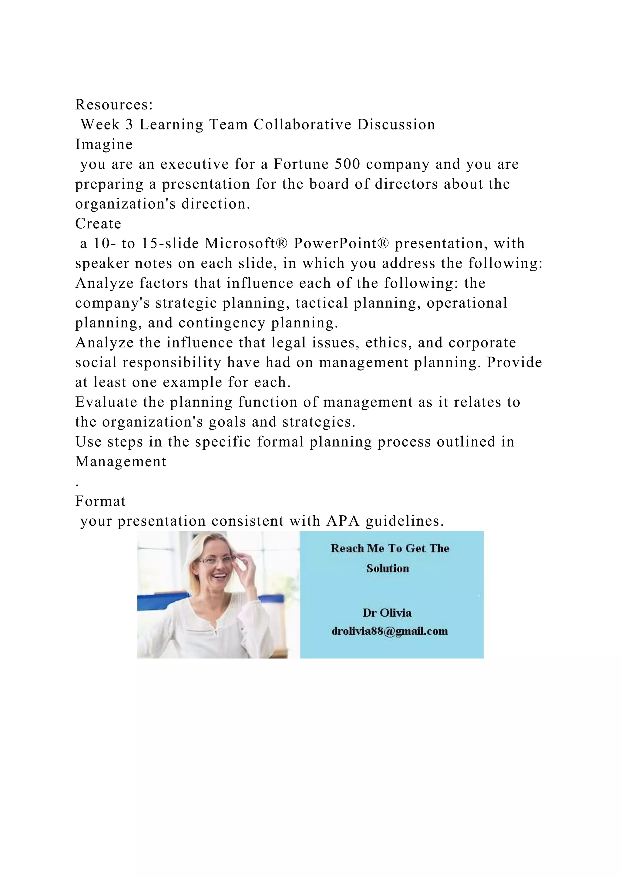 Resources Week 3 Learning Team Collaborative DiscussionImagine.docx