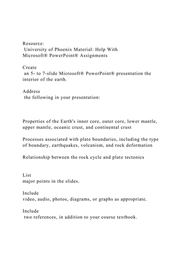 Resource University of Phoenix Material Help With Microsoft®.docx