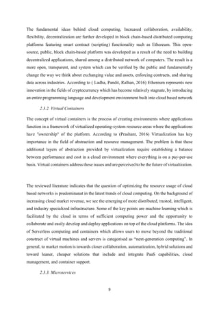 Resource usage optimization in cloud based networks | PDF