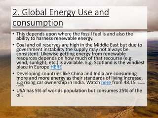 Resource use and consumption | PPT