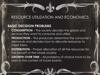 Resource Utilization and Economics | PPSX