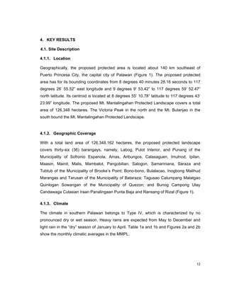 Estimation of the Total Economic Value of the Proposed Mt ...