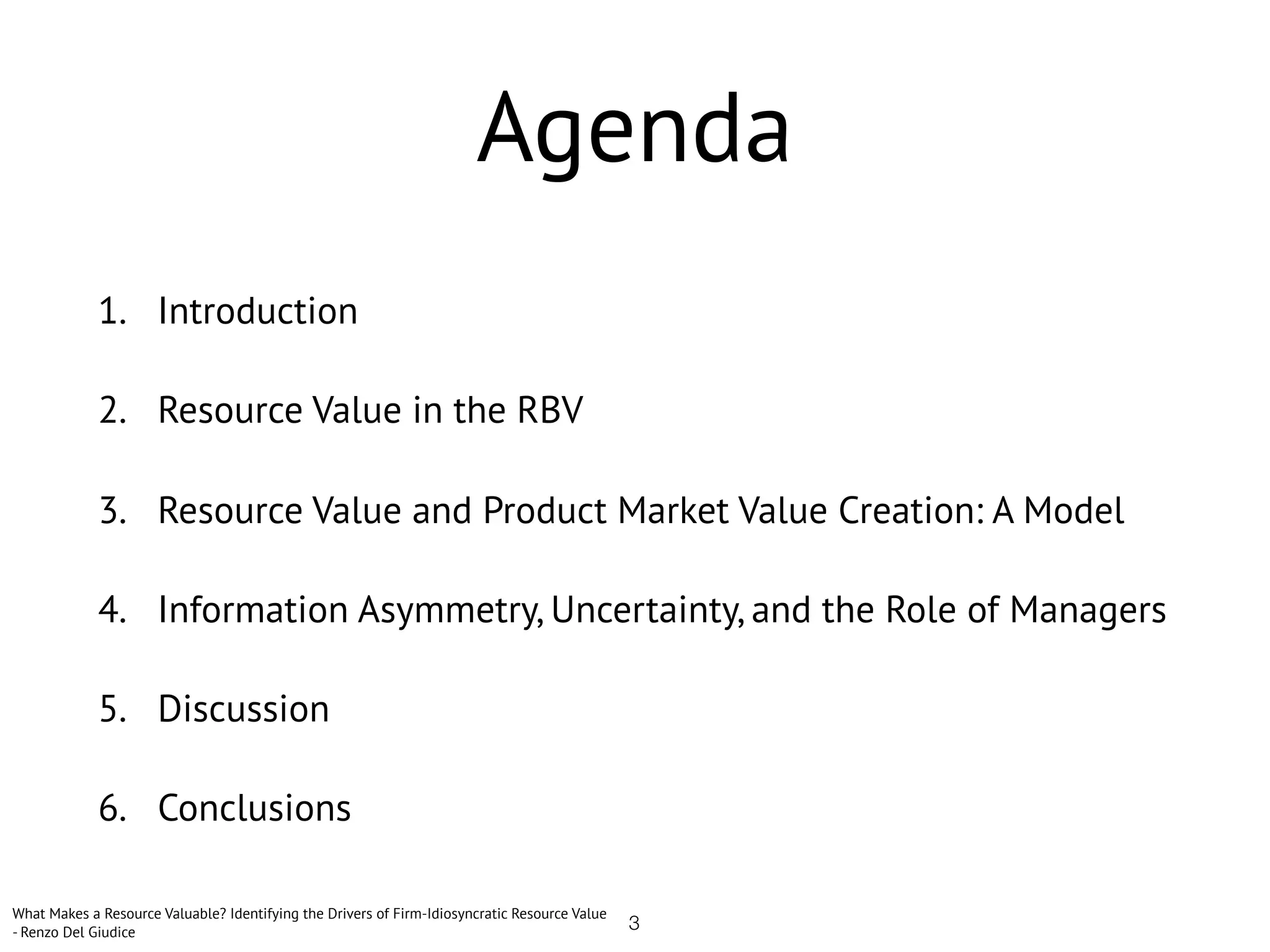 What Makes a Resource Valuable? Identifying the Drivers of Firm ...