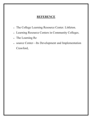 Resoures centers for teaching learning process | PDF