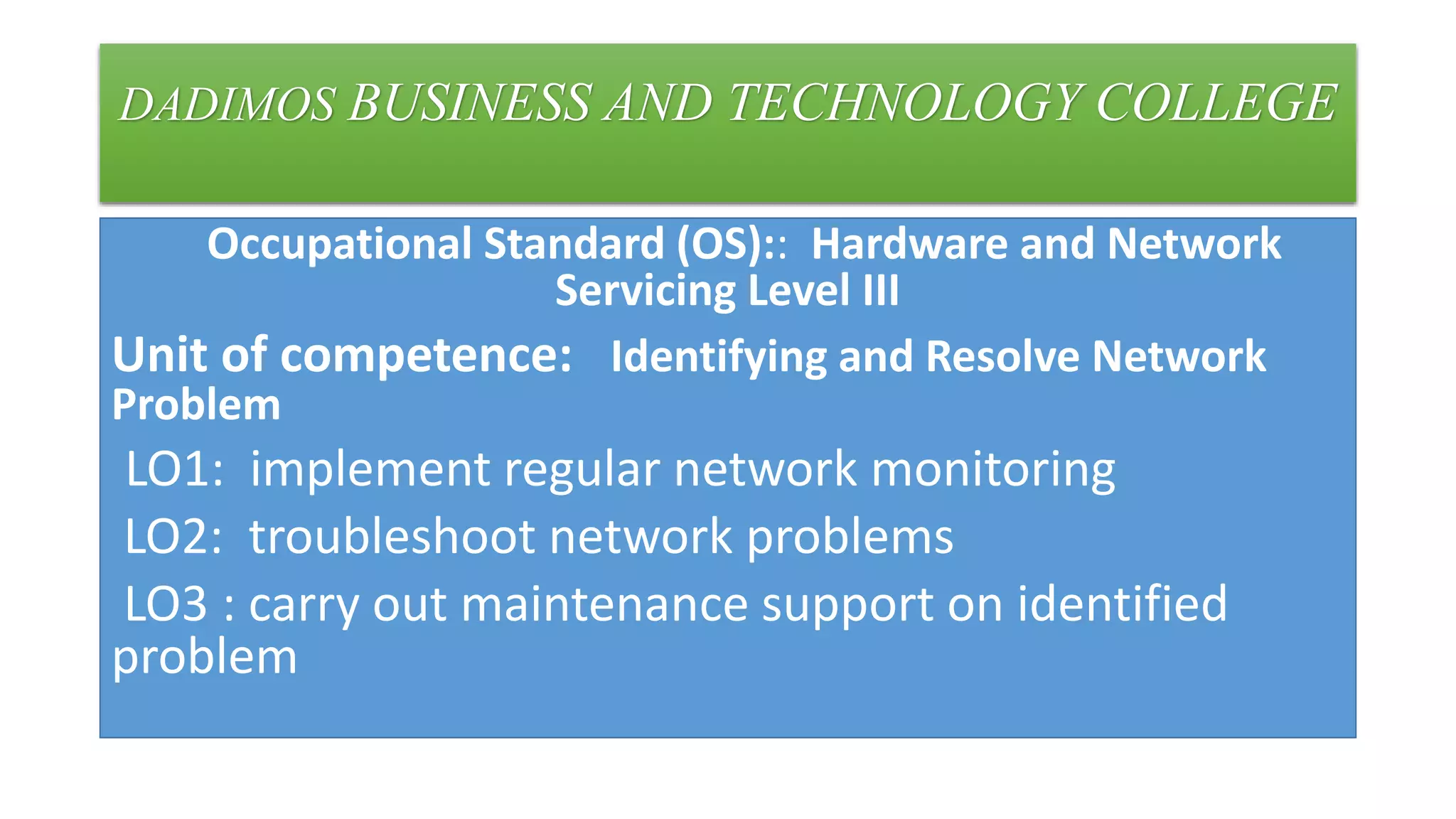 Resove network problem.pptx