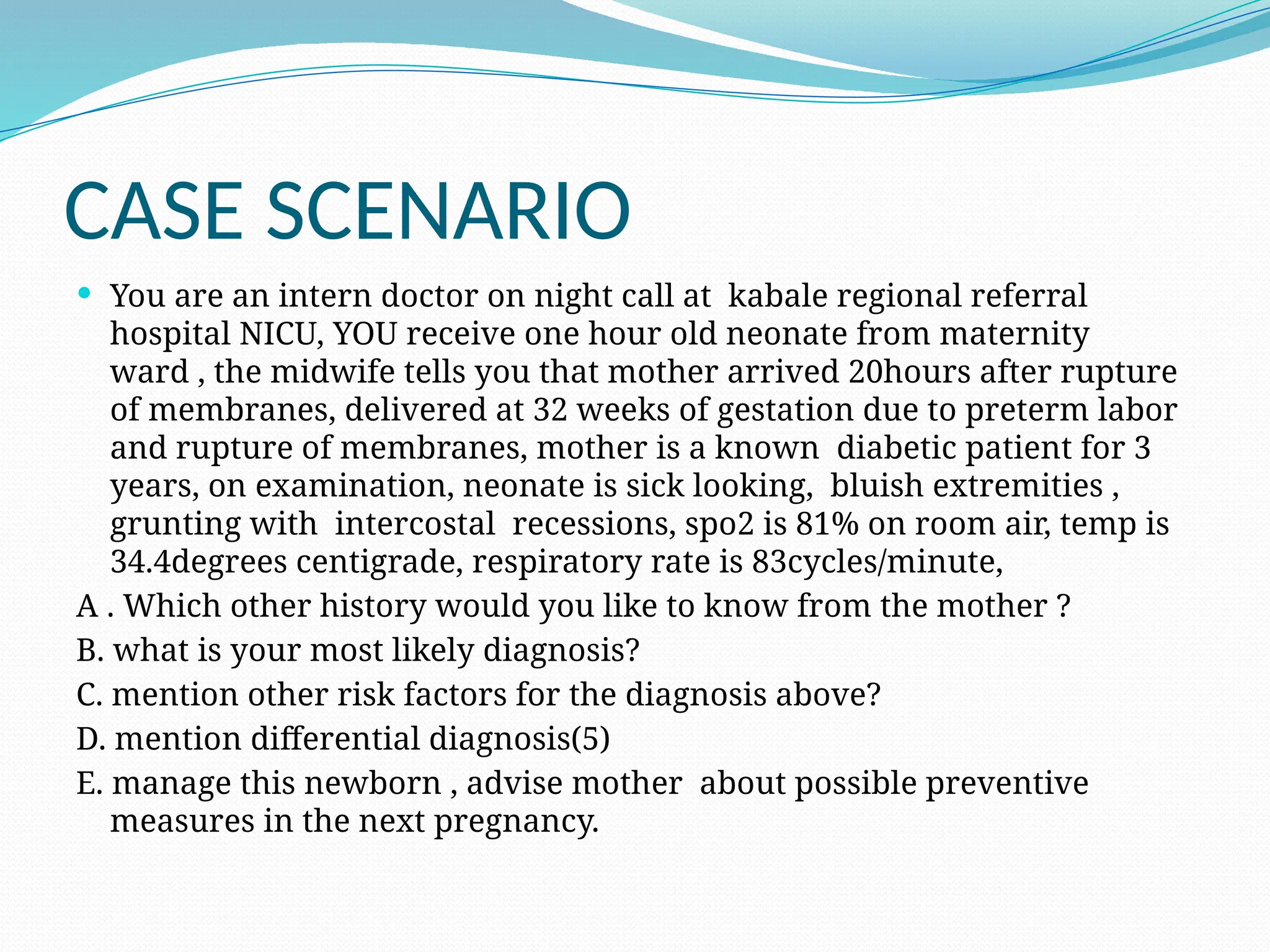 RESP. DISTRESS.pptx peadiatrics rotation | PPTX