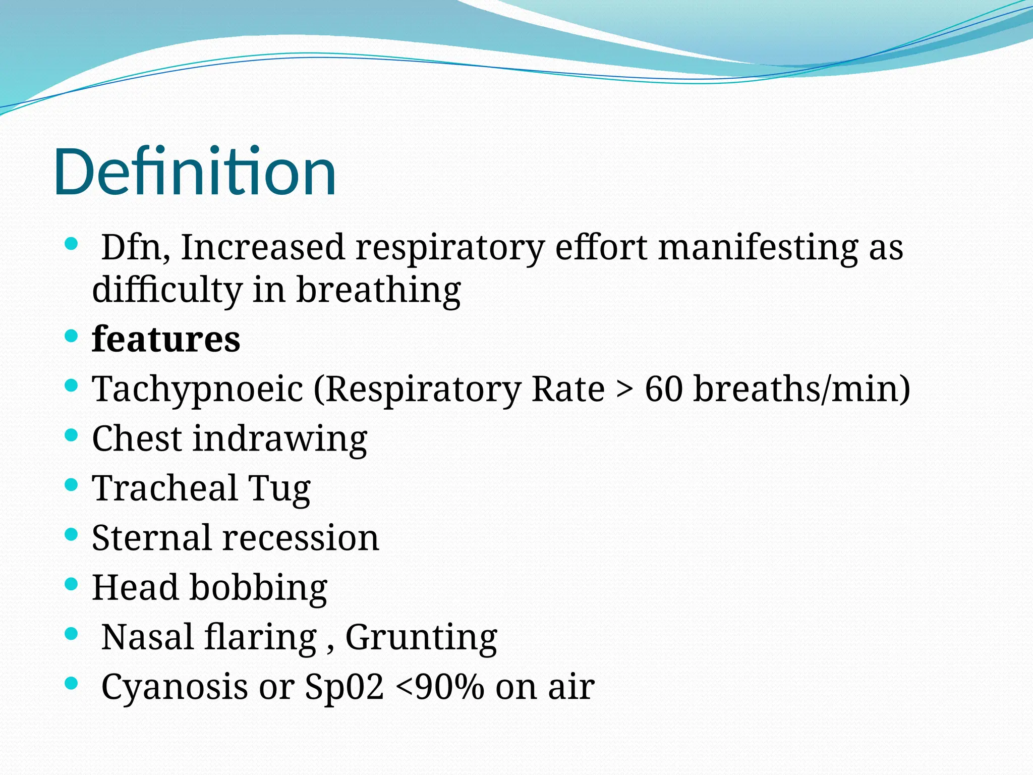 RESP. DISTRESS.pptx peadiatrics rotation | PPTX
