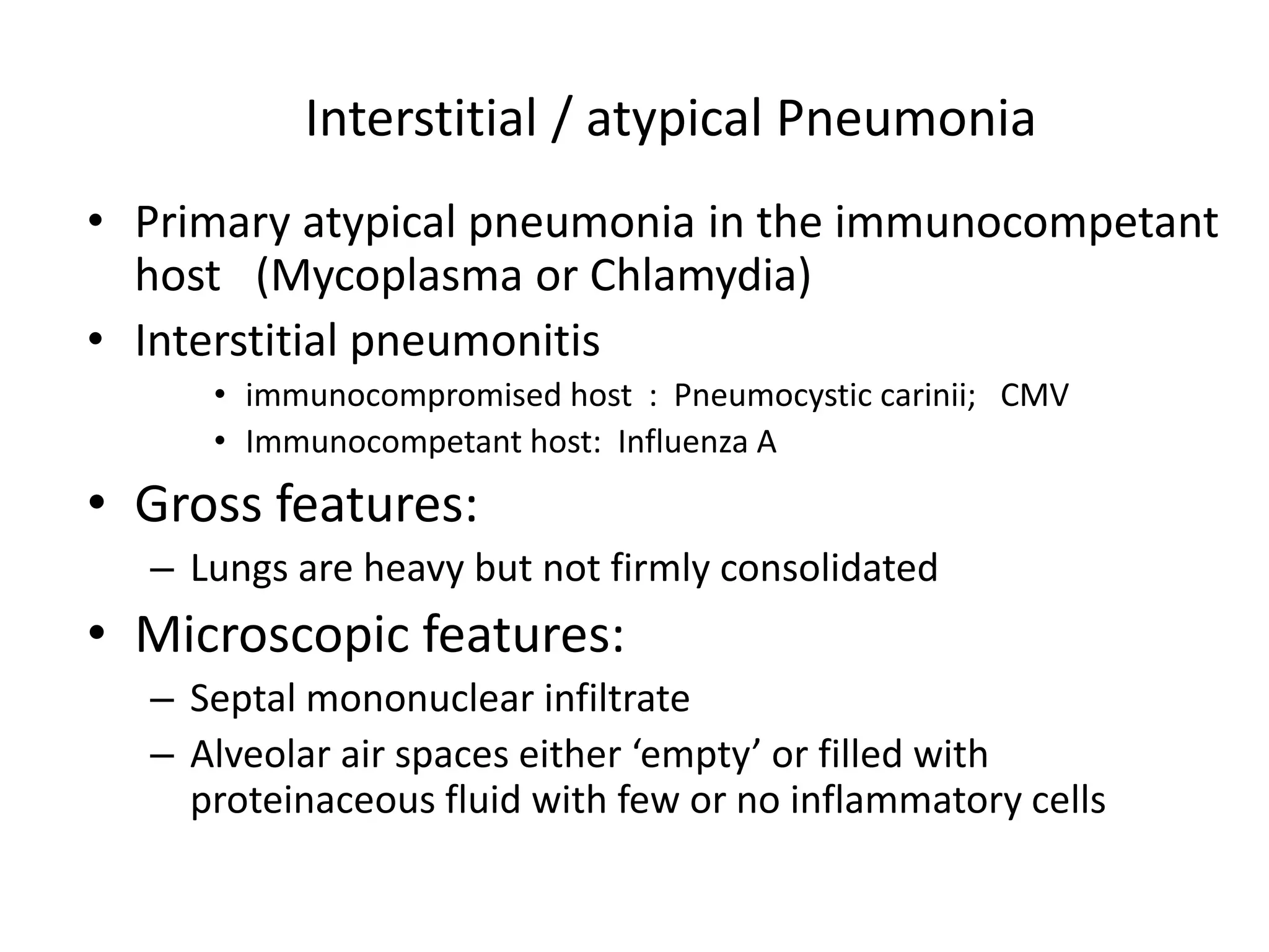 RESPIRATORY SYSTEM: PATHOLOGY OF PNEUMONIAS | PPTX