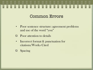 Research Paper Guidelines | PPT