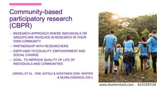 Participatory Research in Communities | PPTX