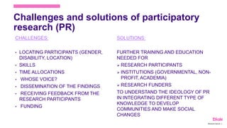 Participatory Research in Communities | PPTX