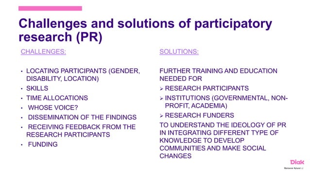 Participatory Research in Communities | PPTX