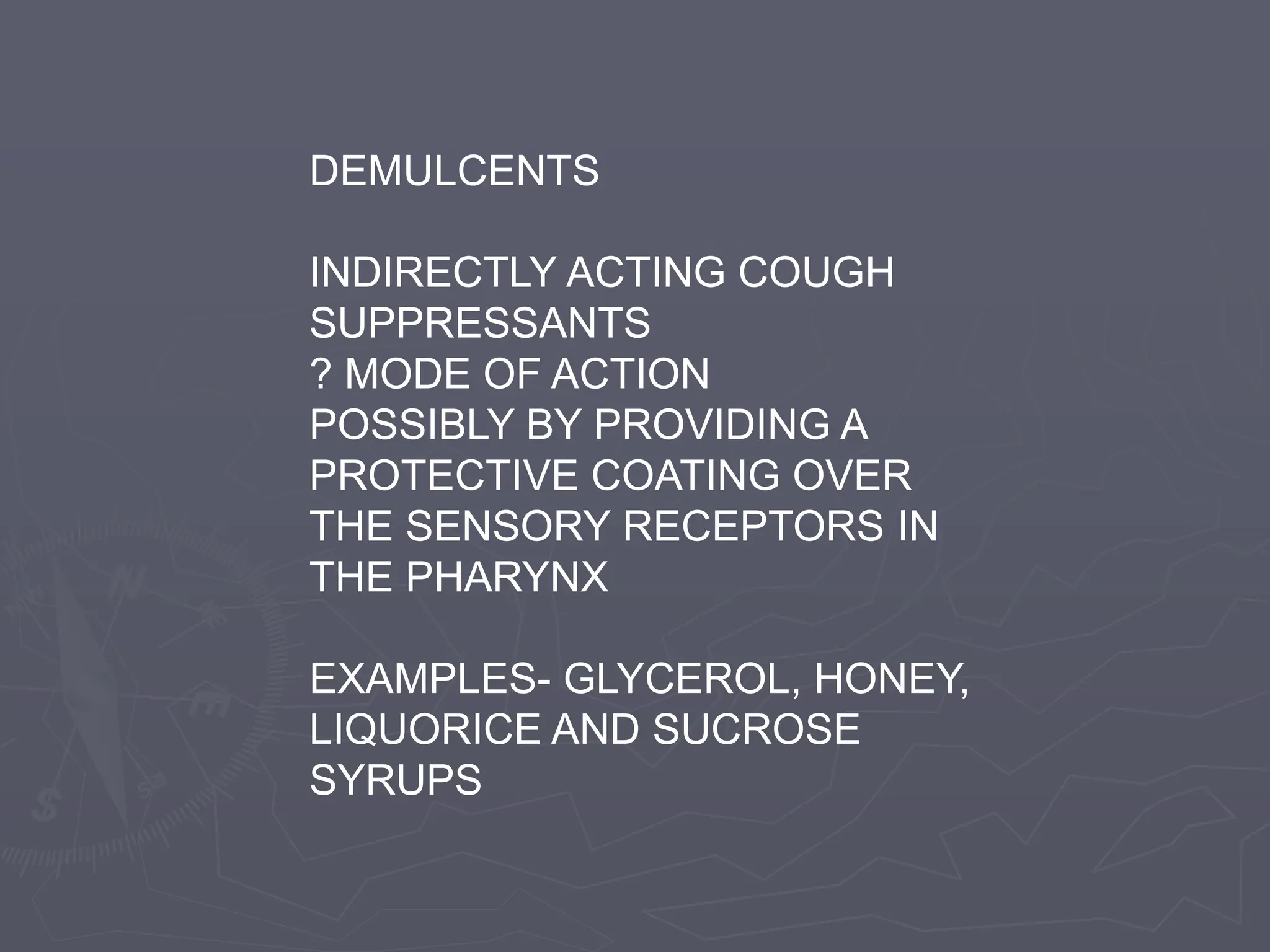respiratory pharmacology drugs for pharmacy Students | PPT