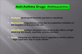 Resp drugs presesntation | PPT | Lung and Respiratory Health | Diseases ...