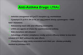 Resp drugs presesntation | PPT | Lung and Respiratory Health | Diseases ...