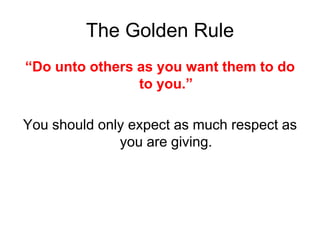 Respect | PPTX