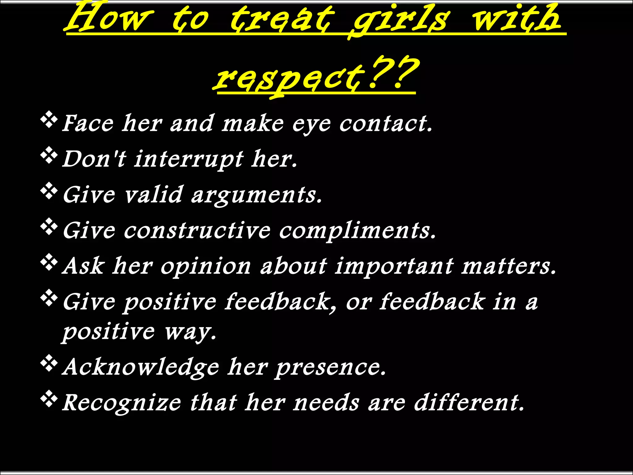 Respect | PPT