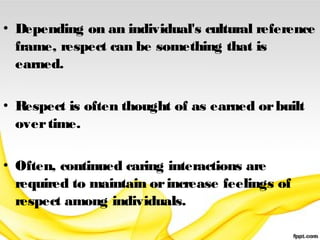 Respect | PPT