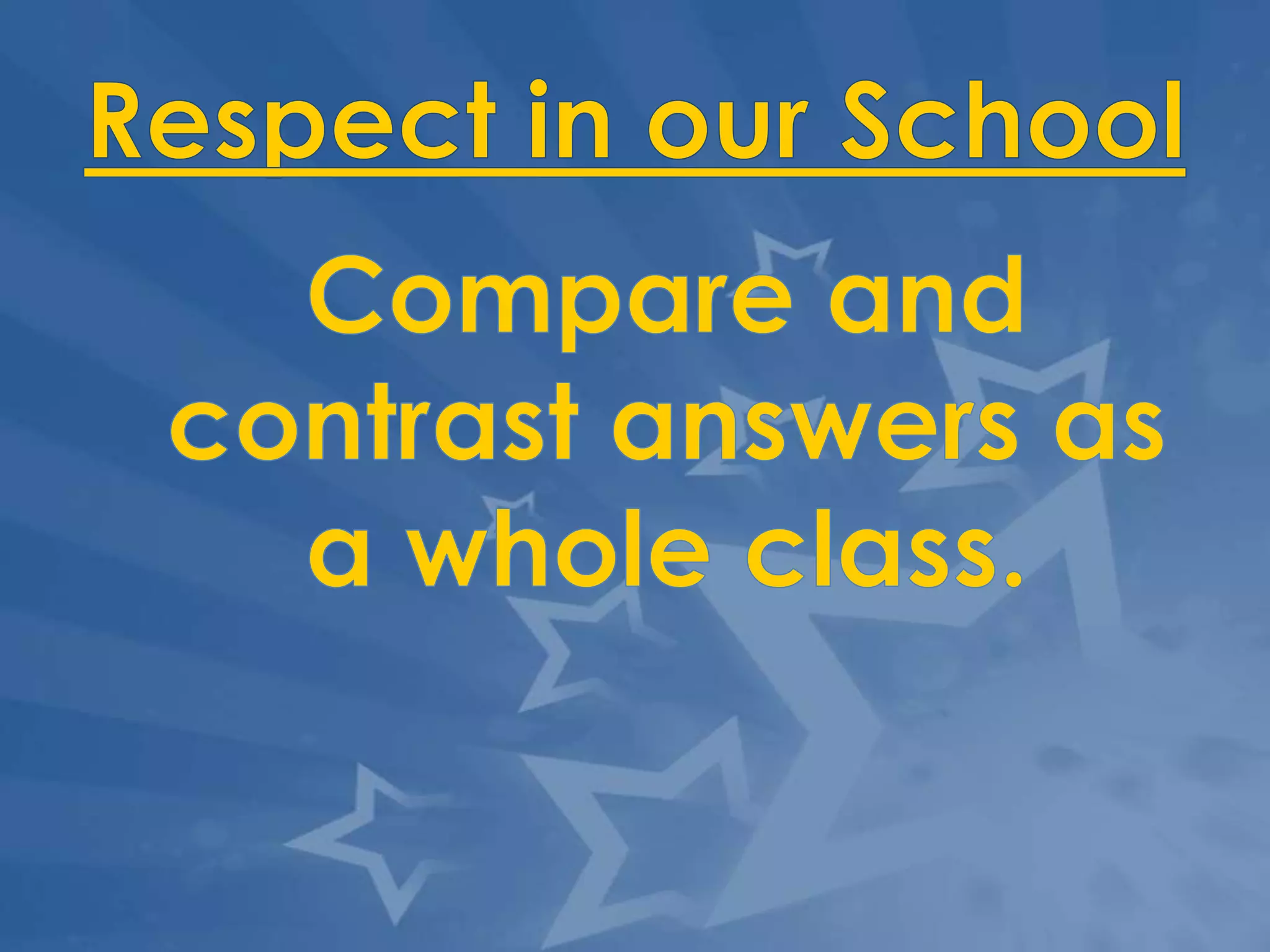 BMS Character Education - Respect | PPTX