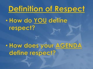 BMS Character Education - Respect | PPTX | Education