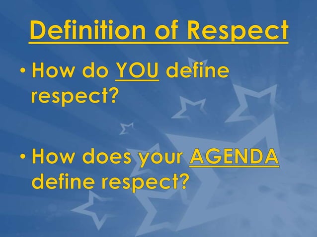 BMS Character Education - Respect | PPTX