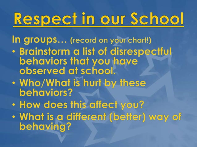 BMS Character Education - Respect | PPTX | Education