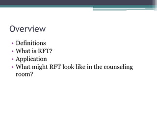 Respect focused therapy | PPTX