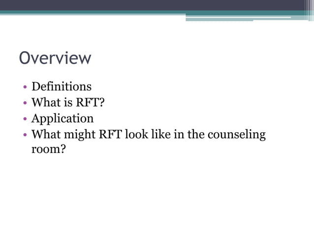 Respect focused therapy | PPTX