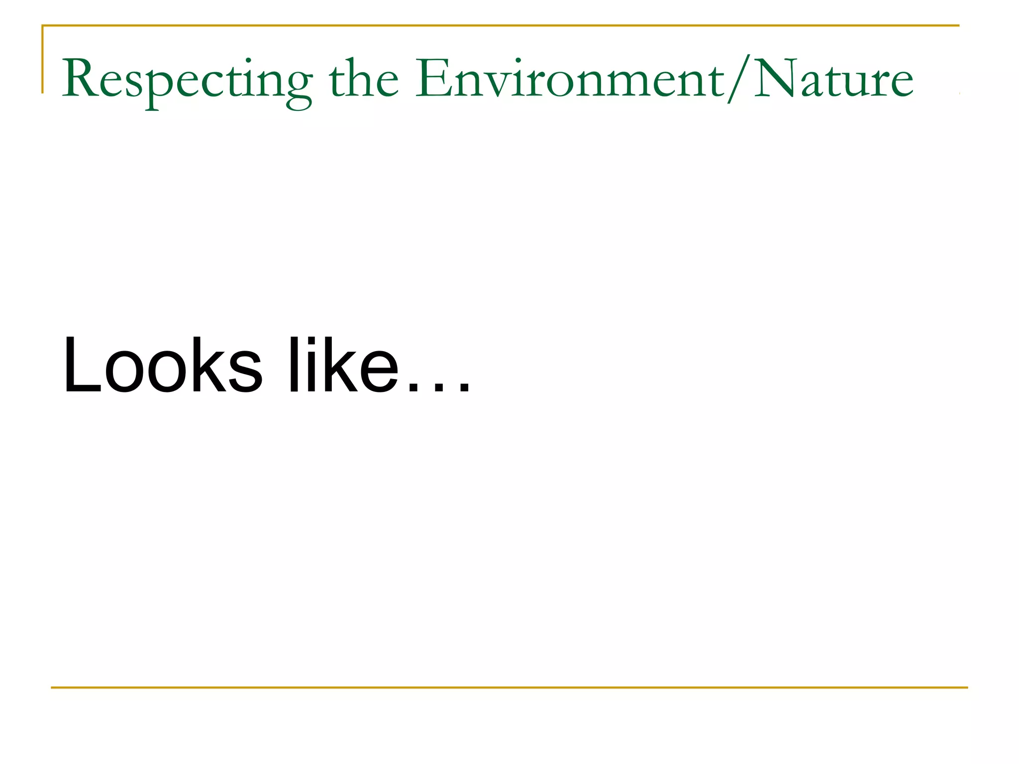 Respect powerpoint 26 slides | PPT