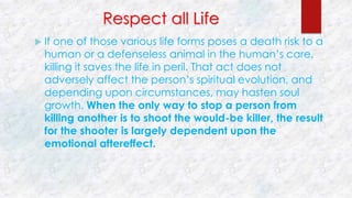 Respect All Life | PPT
