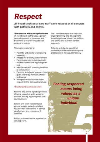 Respect attitude behaviour comminication privacy & dignity | PDF