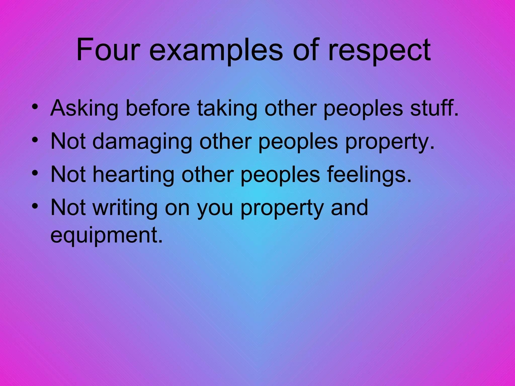 Respect Emma and hannah | PPT