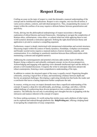 Respect Essay.pdf