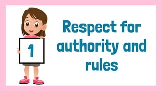 Respect for authority and rules in school | PDF