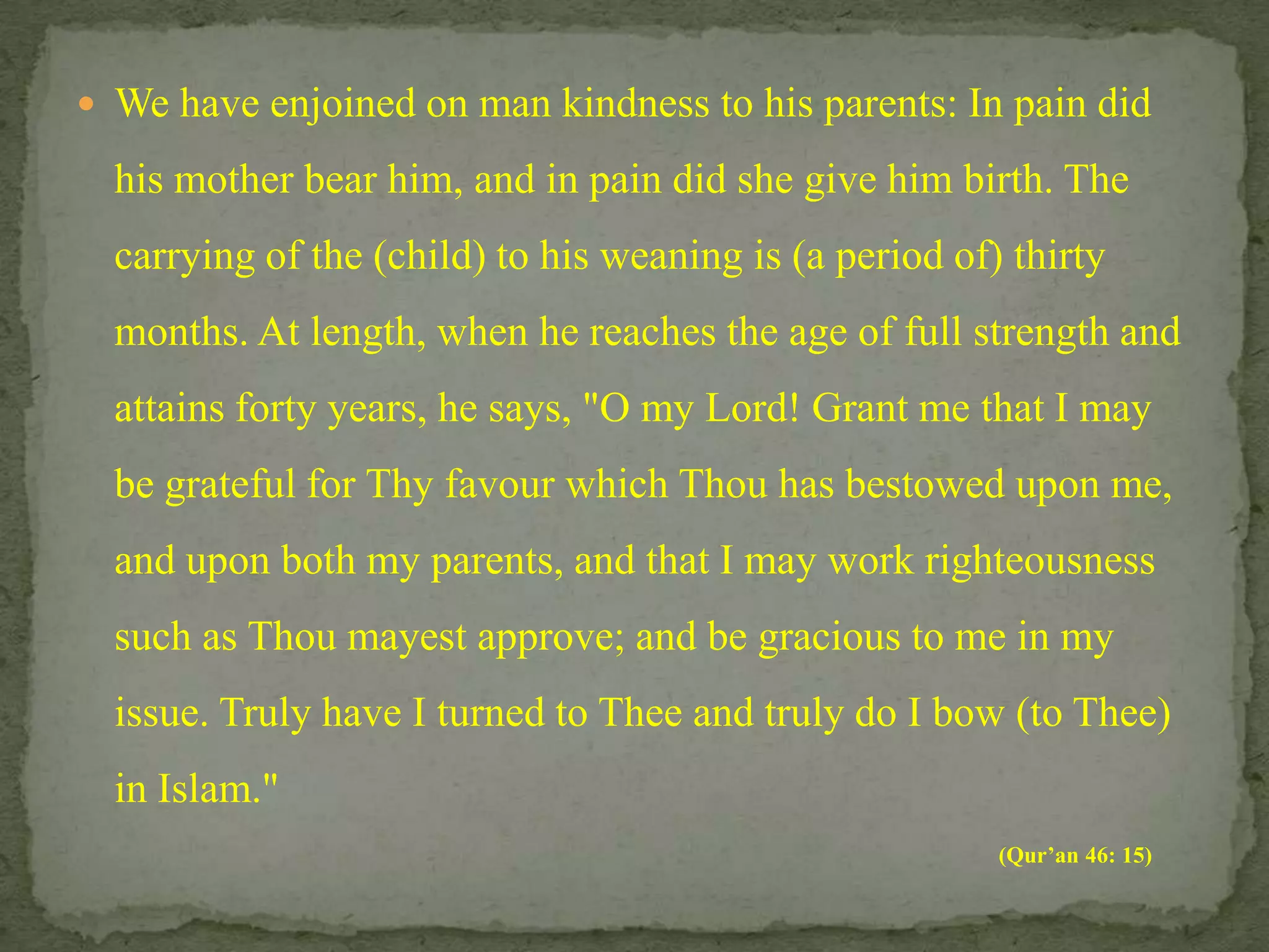 Respect for parents | PPTX