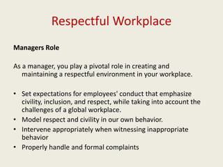 Disrespect In The Workplace