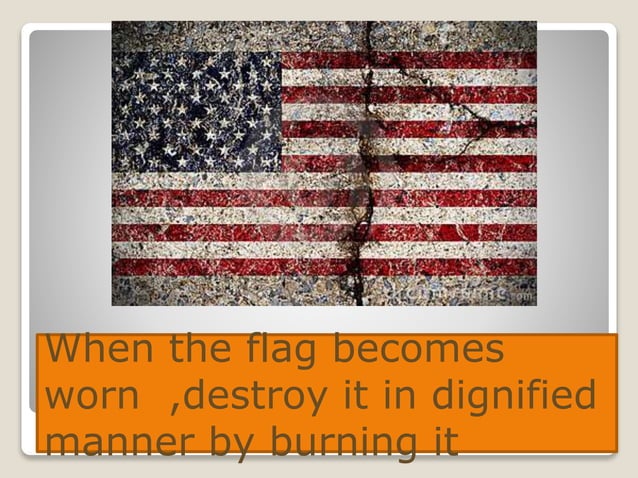 Respecting the flag | PPT