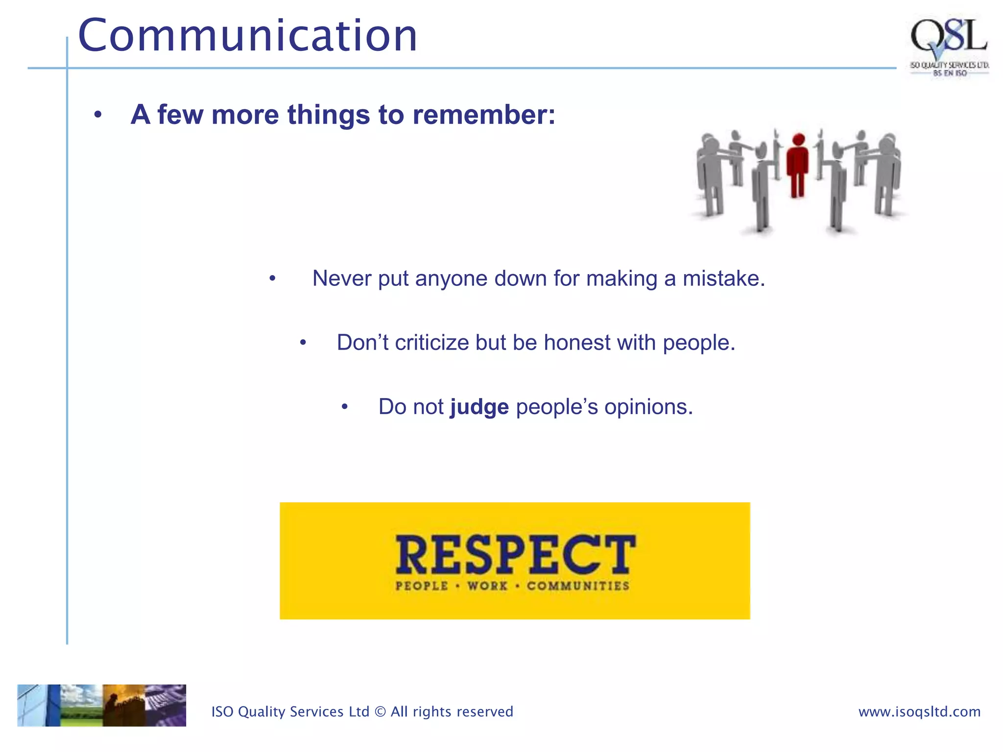 Respect in the workplace presentation | PPTX