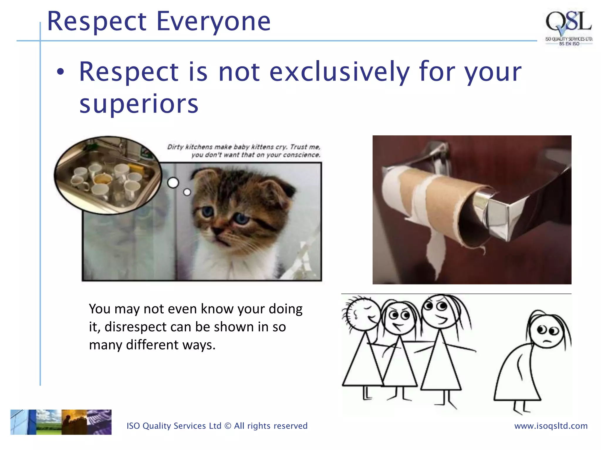 Respect in the workplace presentation | PPTX