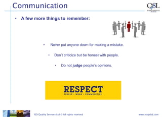Respect in the workplace presentation | PPTX