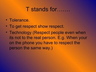 Respect Lacey And Isabelle | PPT