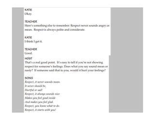 Respect lesson | PPT