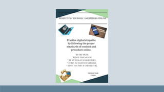 Respect of myself and the others when I am online - Canva posters | PPT