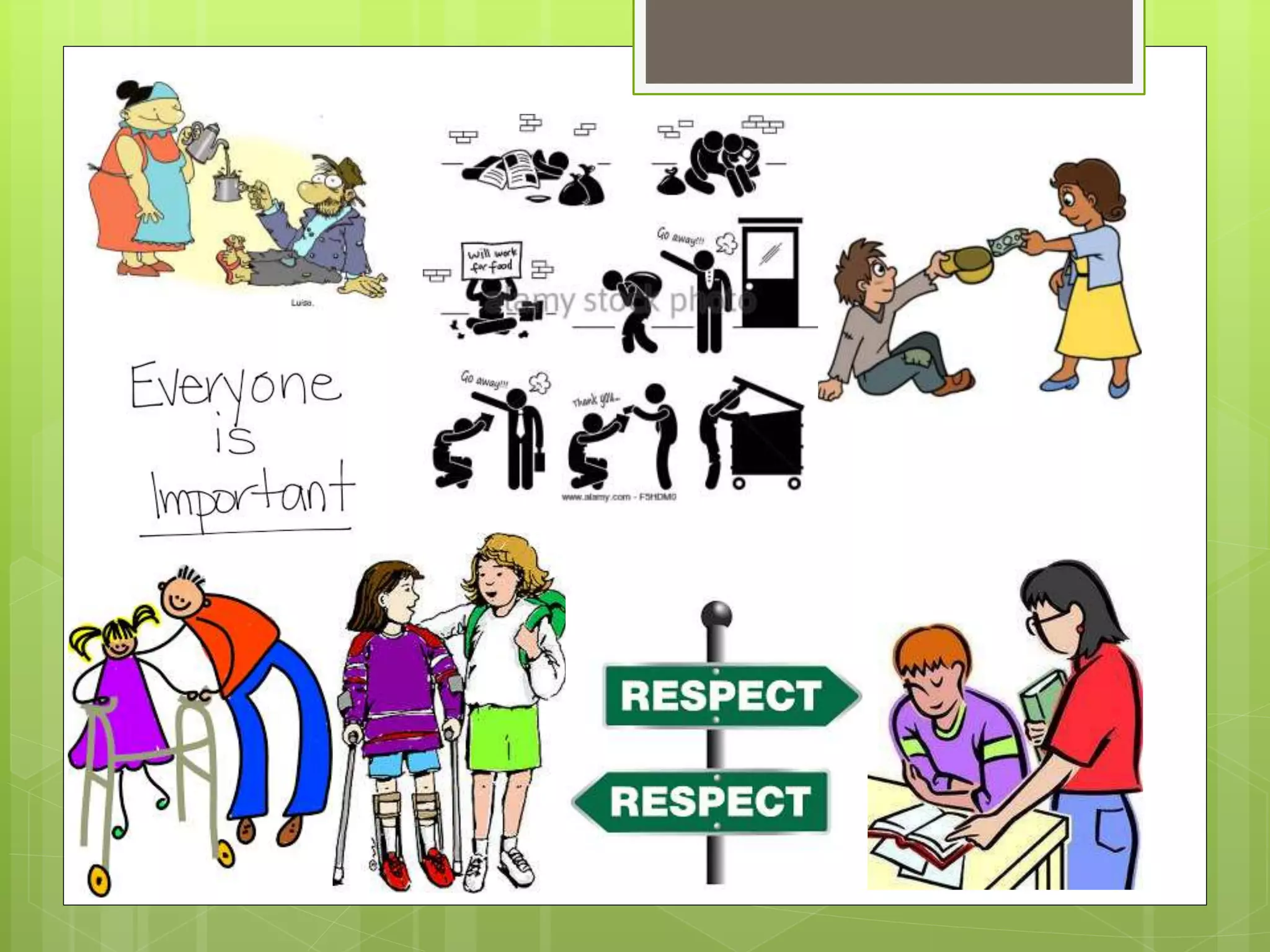 Respect, peace and dignity | PPT