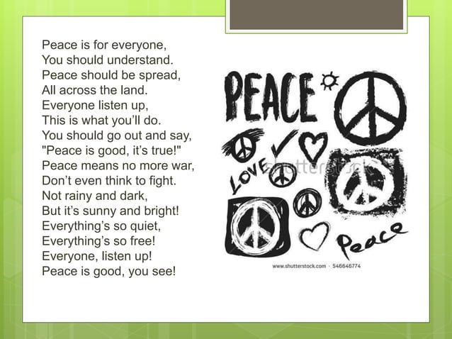 Respect, peace and dignity | PPT